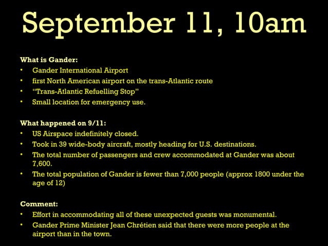 Gander Airport Case Study | PPT