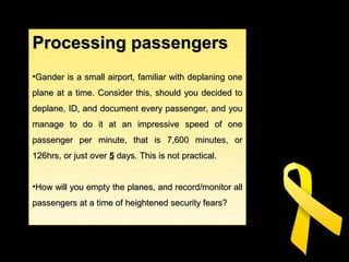 Gander Airport Case Study | PPT