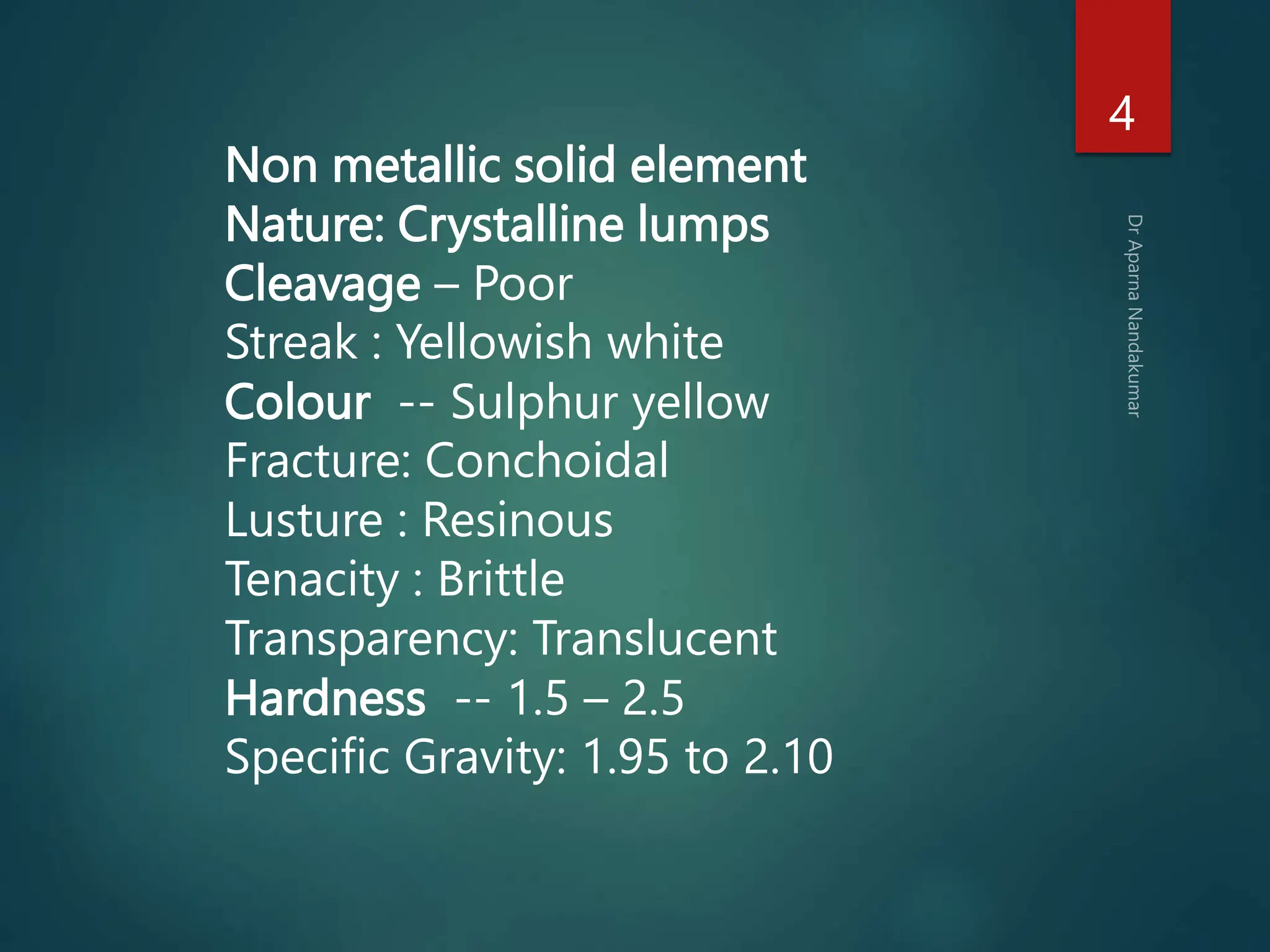 GANDHAKA-SULPHUR AS PER RASASHASTRA..... | PPTX