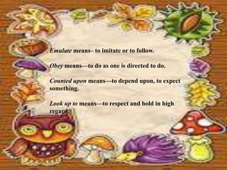 TOEFL VOCABULARY | PPTX