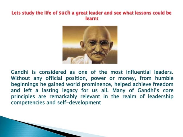 Gandhi - An effective leader and manager.pptx
