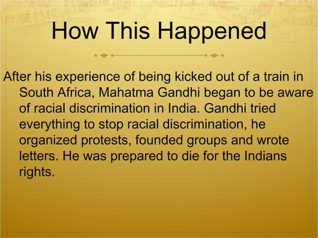 Gandhi Indian Independence | PPT