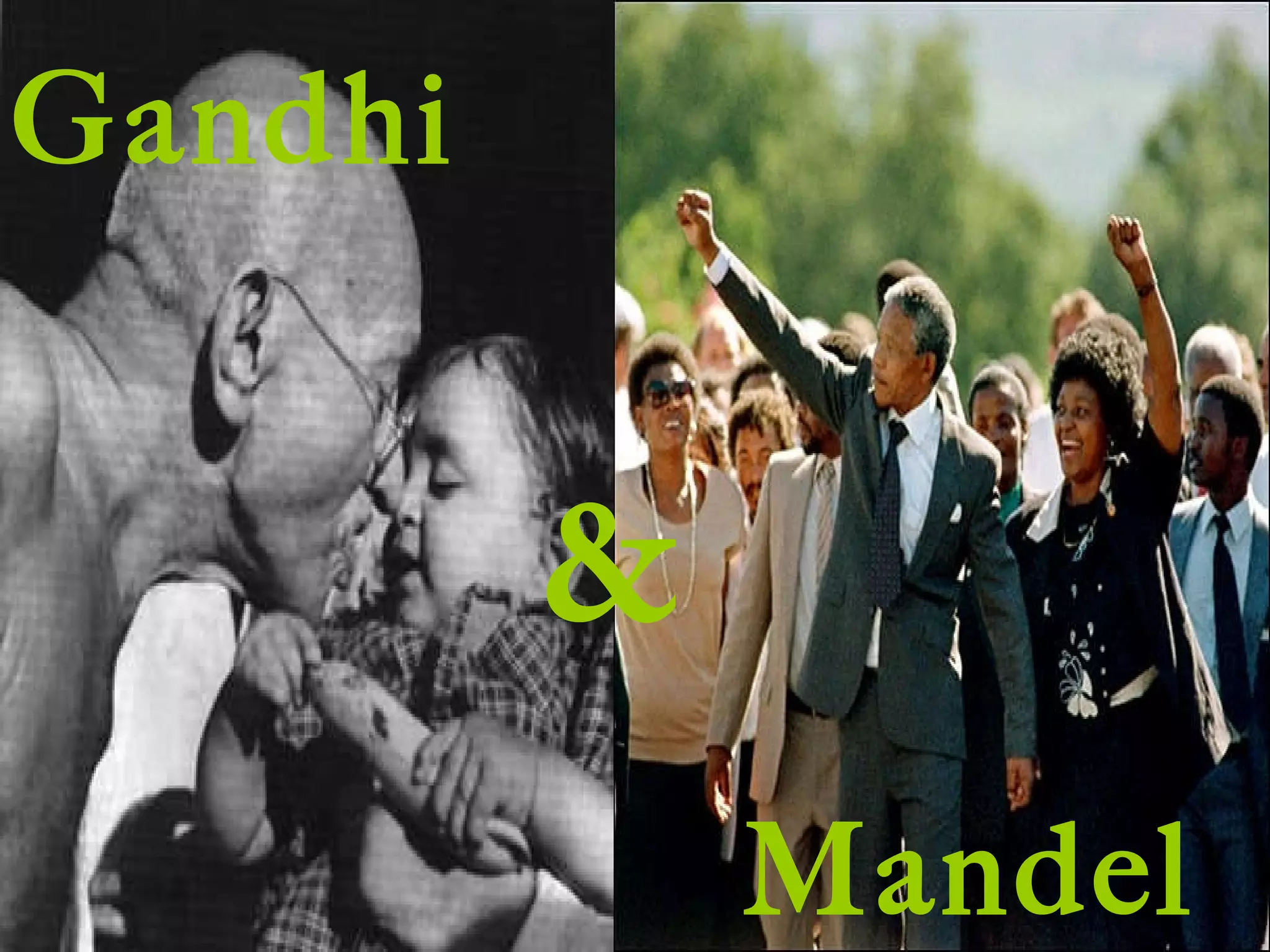 Gandhi and mandela | PPT