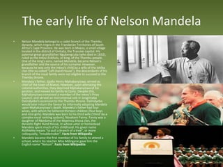 Gandhi and mandela powerpoint | PPTX