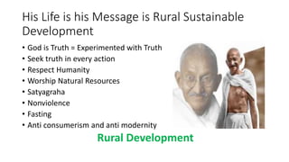 Gandhian model of rural development | PPTX