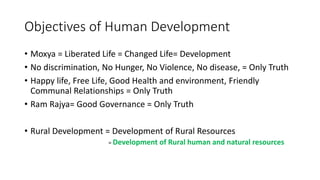 Gandhian model of rural development | PPTX