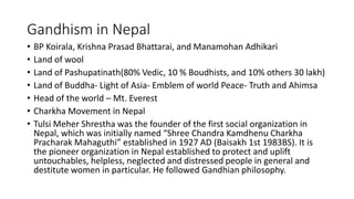 Gandhian model of rural development | PPTX