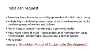 Gandhian model of rural development | PPTX