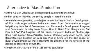 Gandhian model of rural development | PPTX