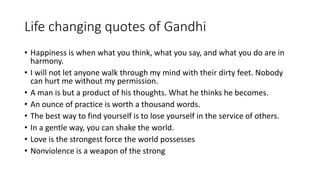 Gandhian model of rural development | PPTX