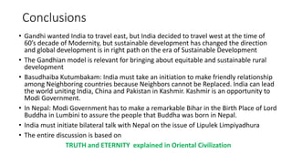 Gandhian model of rural development | PPTX