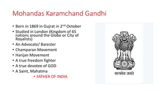 Gandhian model of rural development | PPT