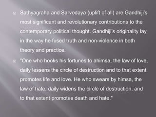 Gandhi Criticism | PPTX