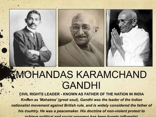 Gandhi Powerpoint Grades 2-4 | PPTX