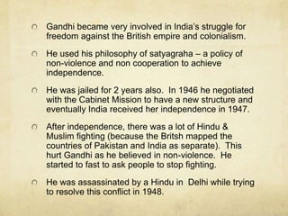 Gandhi Powerpoint Grades 2-4 | PPTX