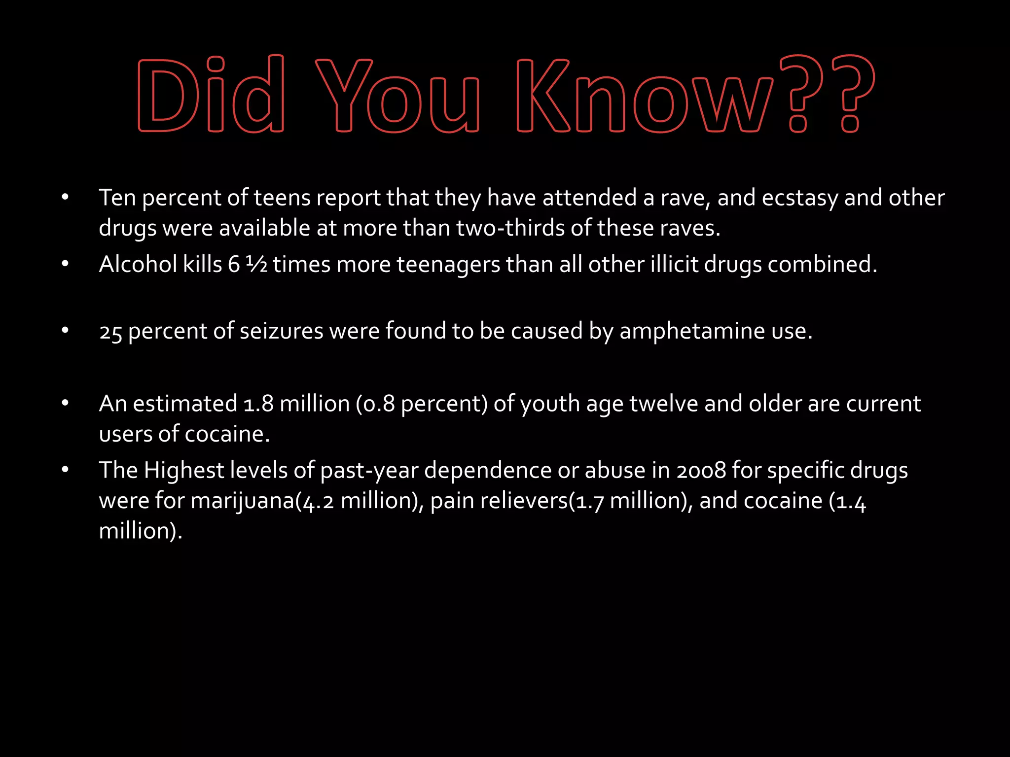 Facts about Alcohol/Drugs | PPTX
