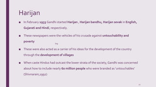 Gandhi ji | PPTX