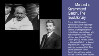 Gandhi ji | PPTX