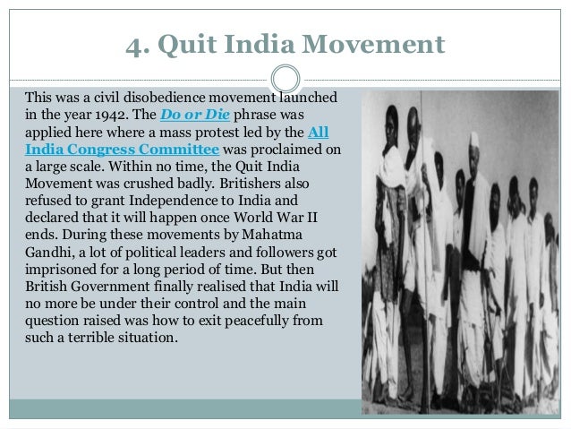 Gandhiji's Seven movements
