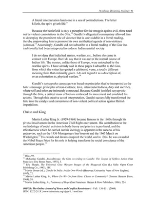 Gandhi, Martin Luther King and Dalai Lama | PDF