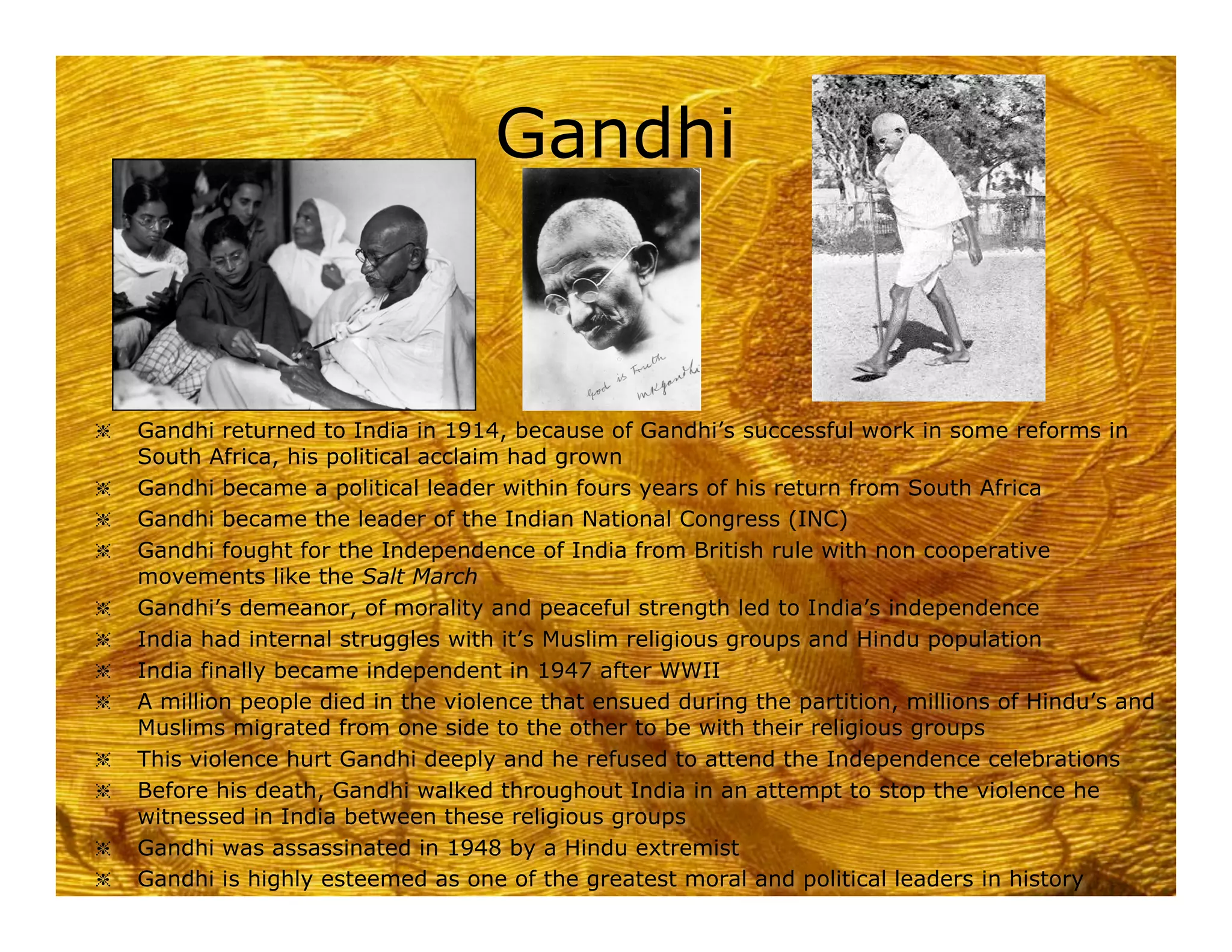 Gandhi & Mandela | PDF