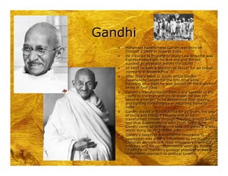 Gandhi & Mandela | PDF