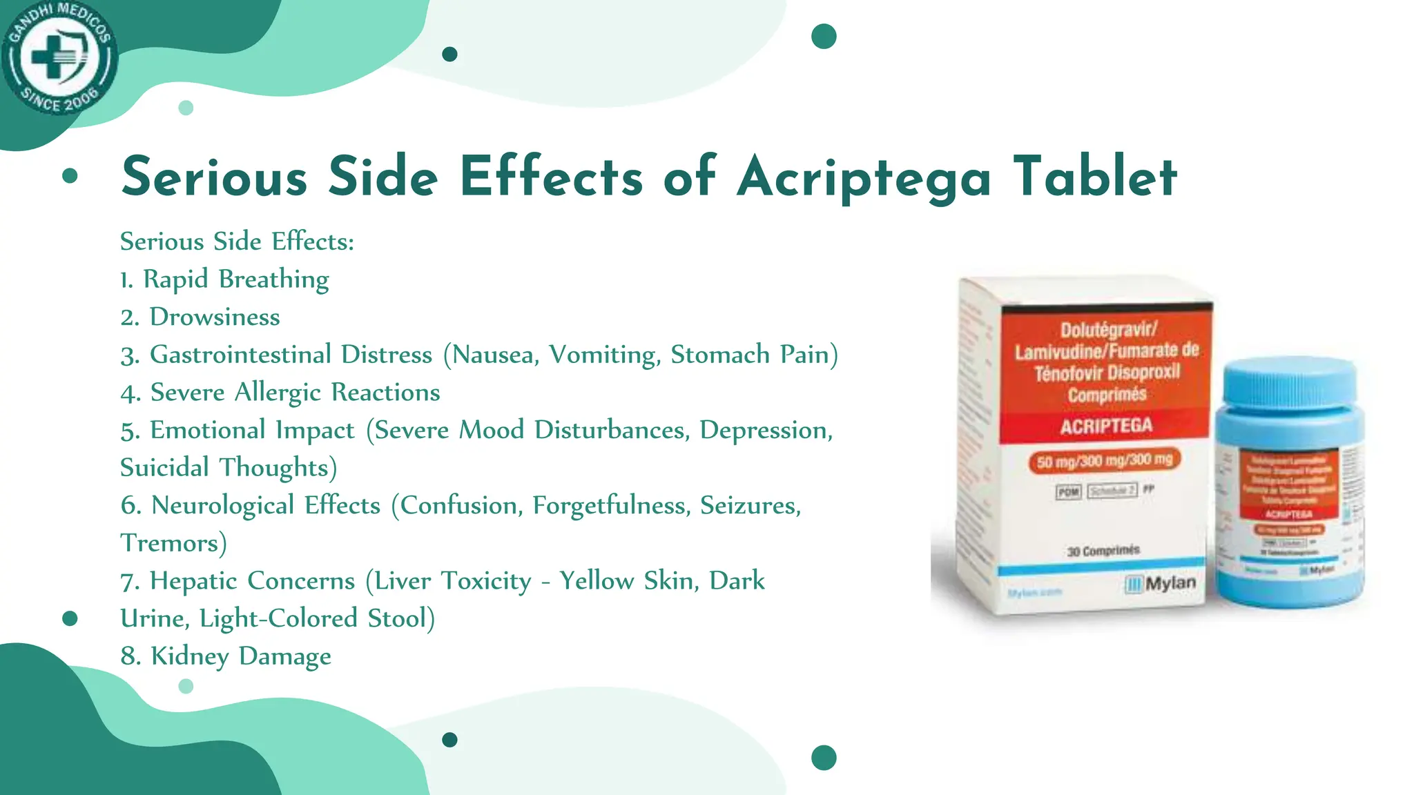 ACRIPTEGA TABLET USES, BENFITS AND SIDE EFFECTS | PPTX