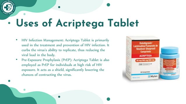 ACRIPTEGA TABLET USES, BENFITS AND SIDE EFFECTS | PPTX