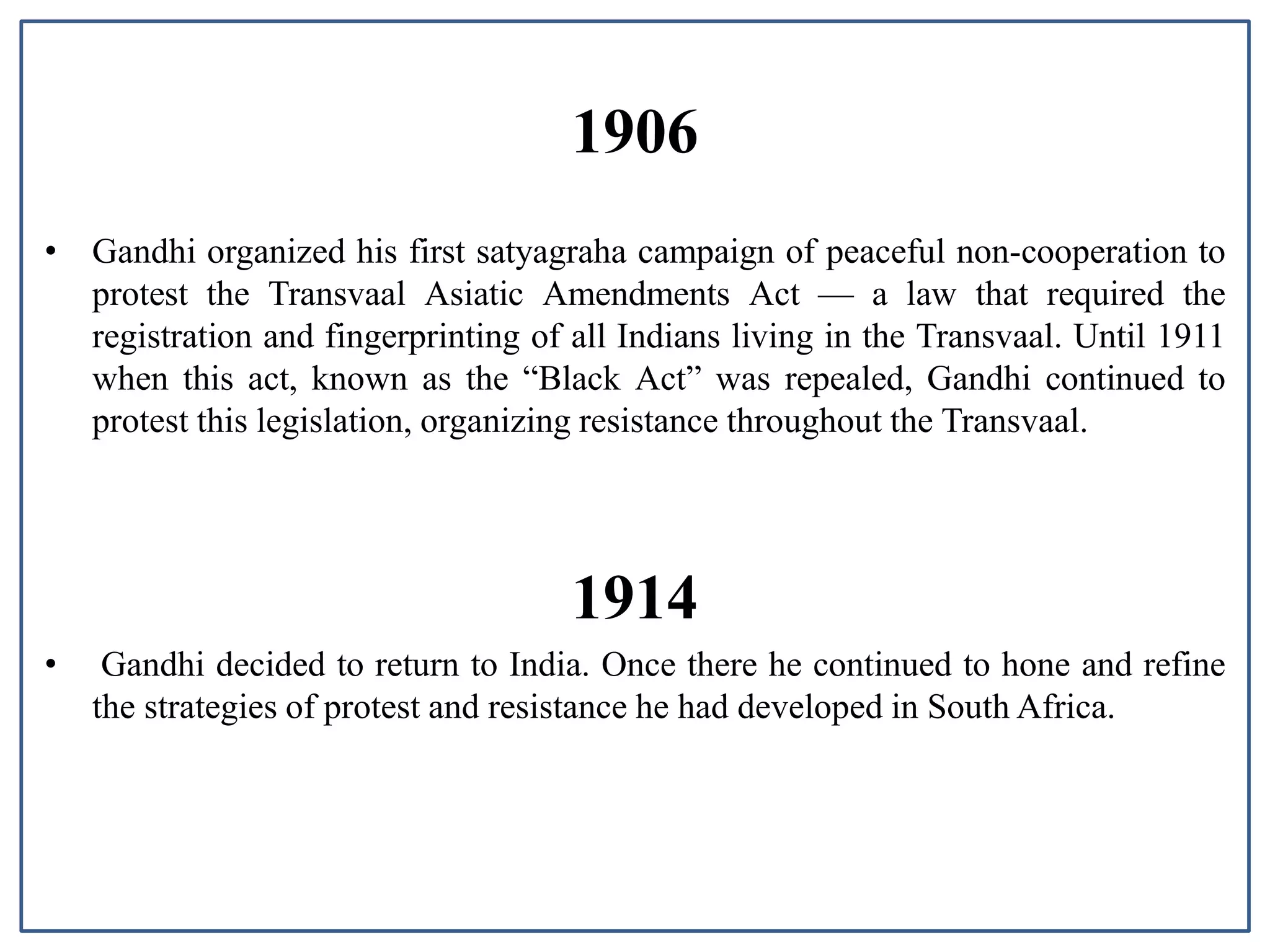 Mahatma Gandhi Timeline (1869-1948) | PPTX