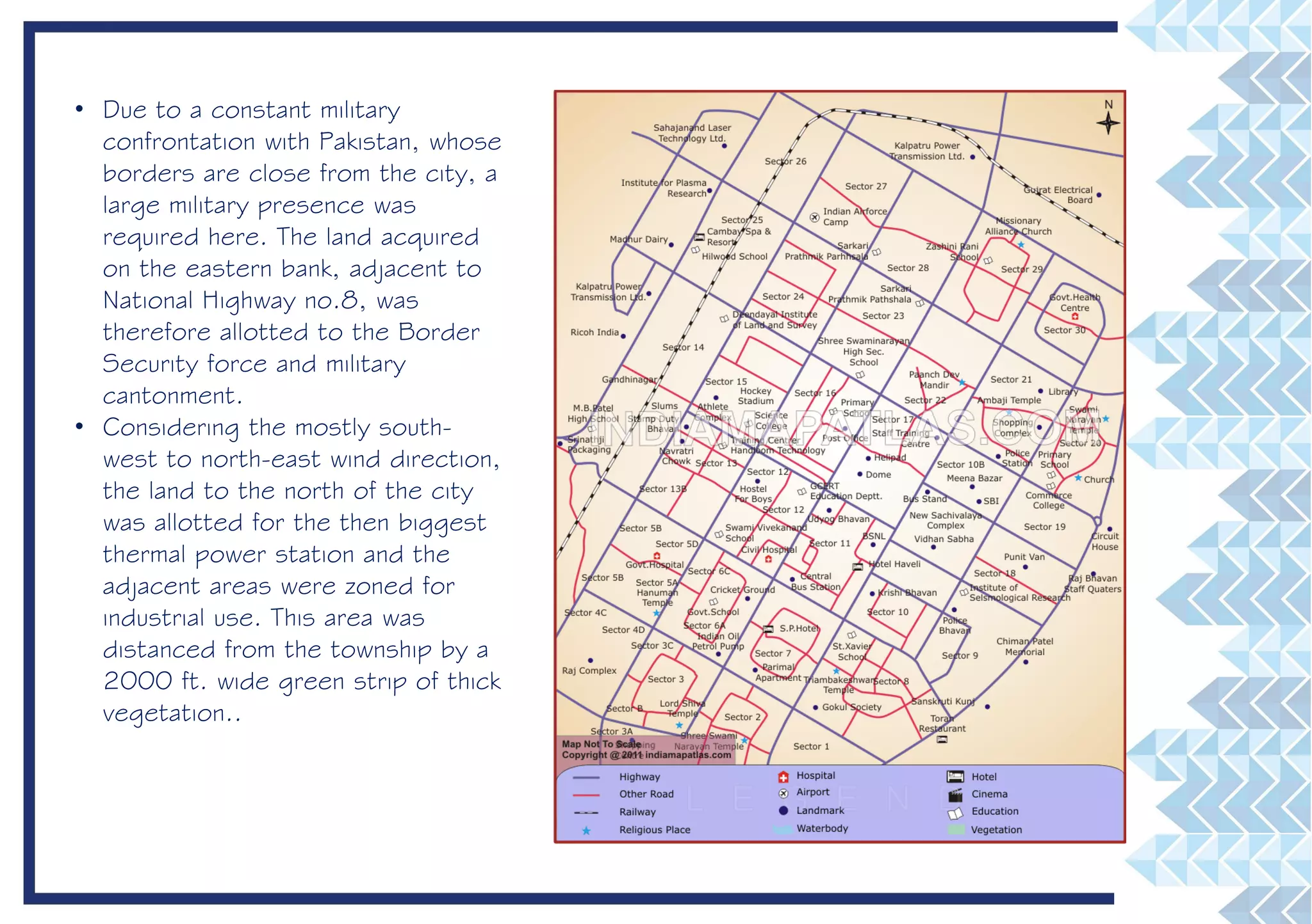 Gandhinagar town planning and master plan study | PDF
