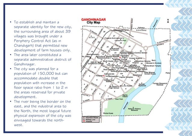 Gandhinagar town planning and master plan study | PDF | Developmental ...