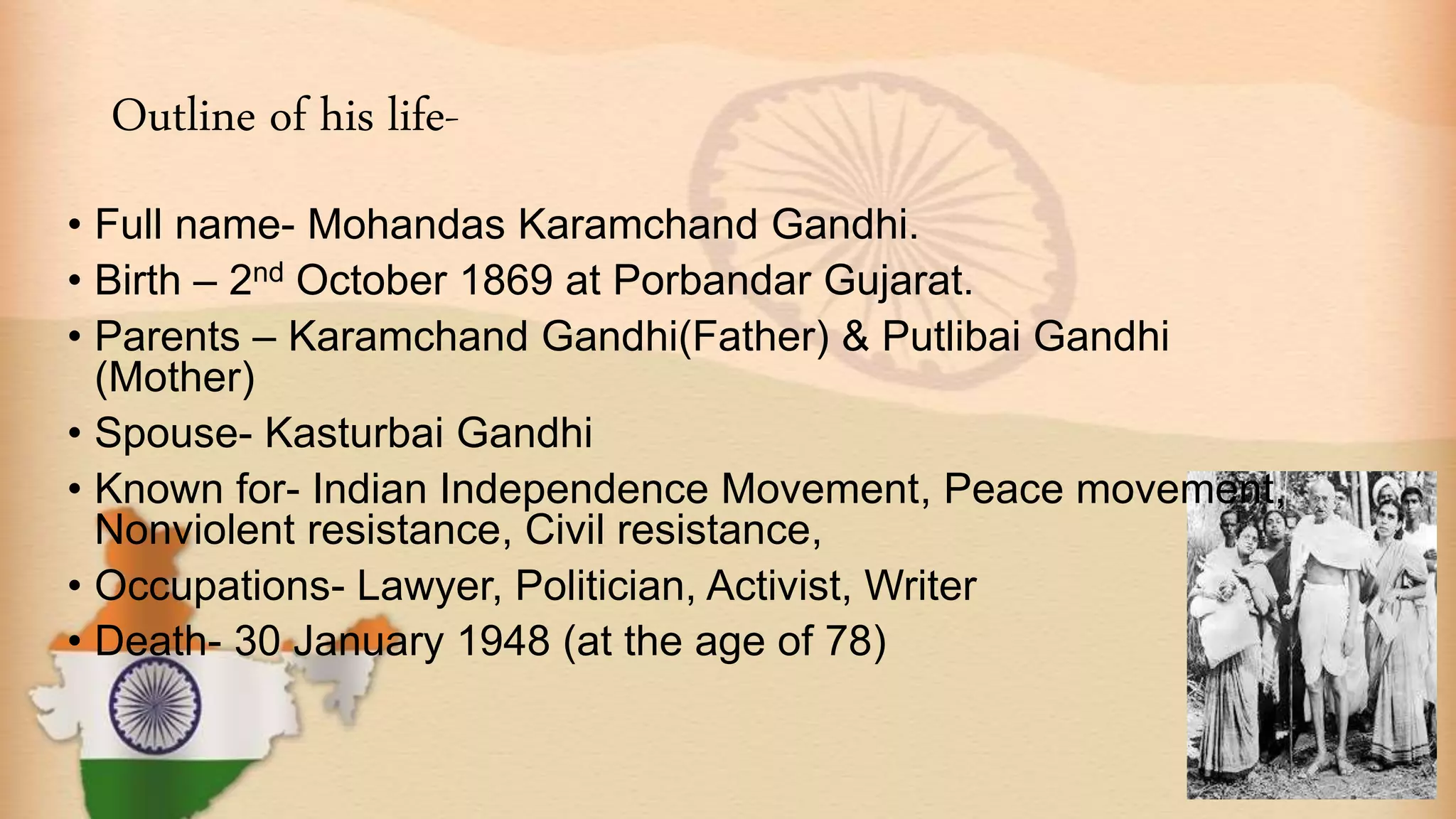 Gandhi Nation - Tushar Ladla | PPTX