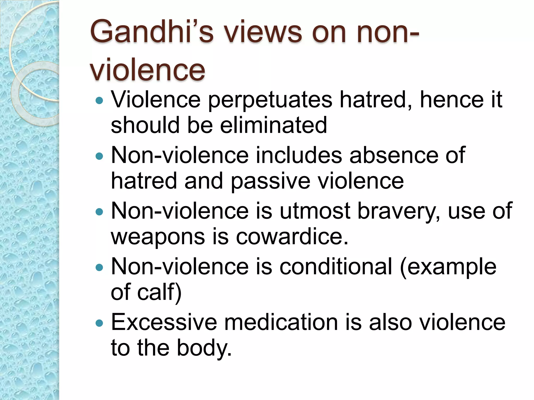Gandhi’s views on Non-violence and Social Issues.pptx
