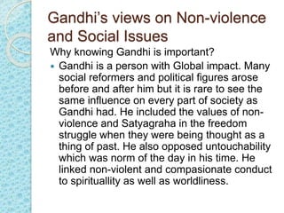 Gandhi’s views on Non-violence and Social Issues.pptx