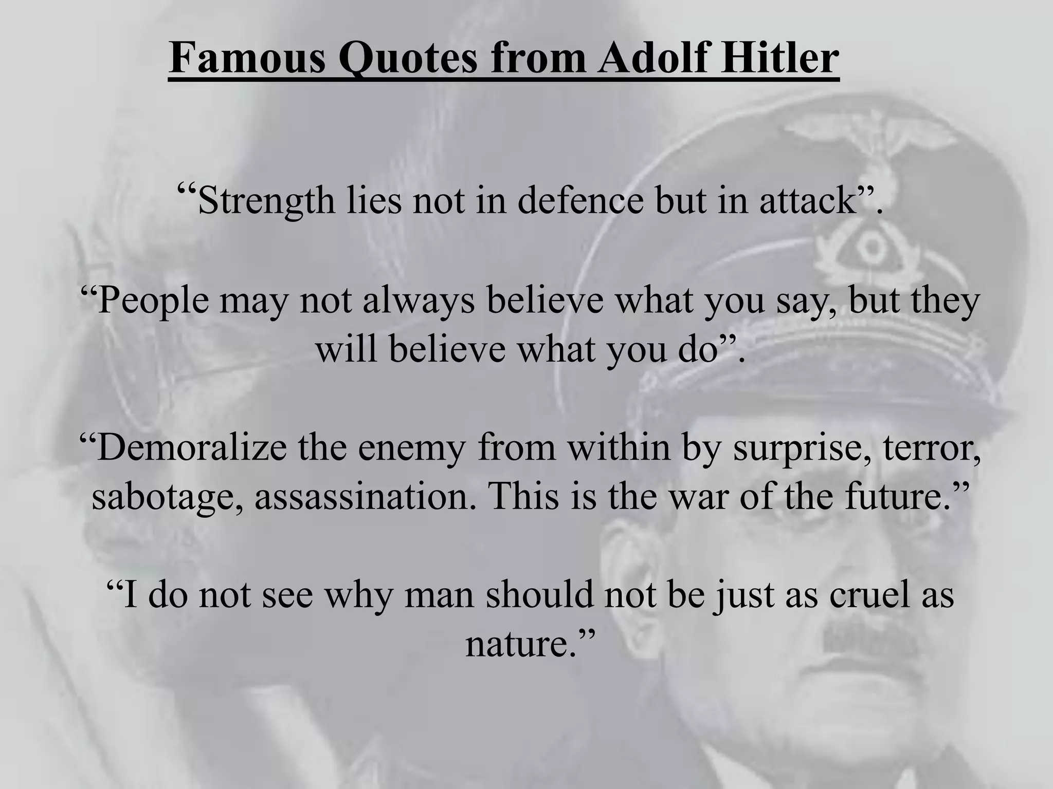 Gandhi vs hitler presentatn | PPTX