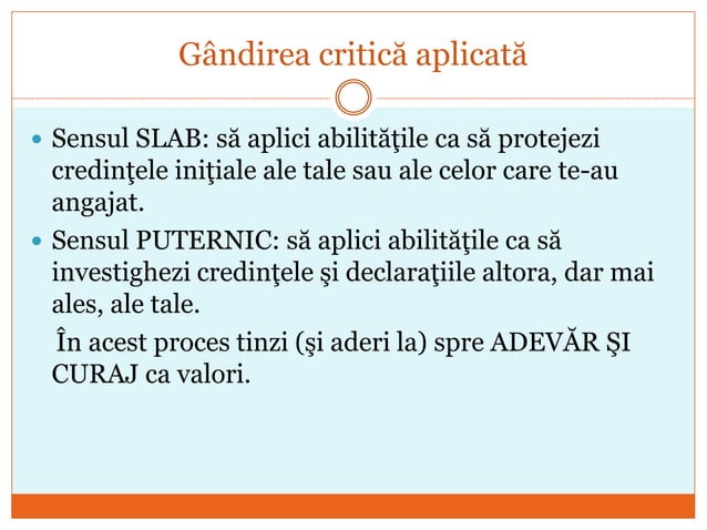 Gandire critica | PPSX
