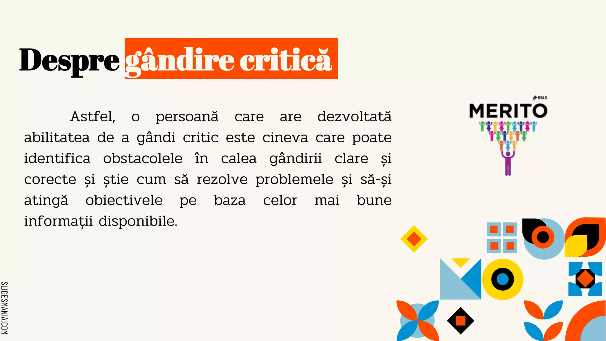 Gandire critica | PPTX