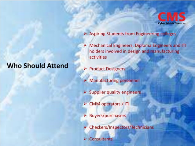 Geometric Dimensioning and Tolerancing Training in Bengaluru | PPT