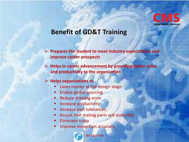 Geometric Dimensioning and Tolerancing Training in Bengaluru | PPT
