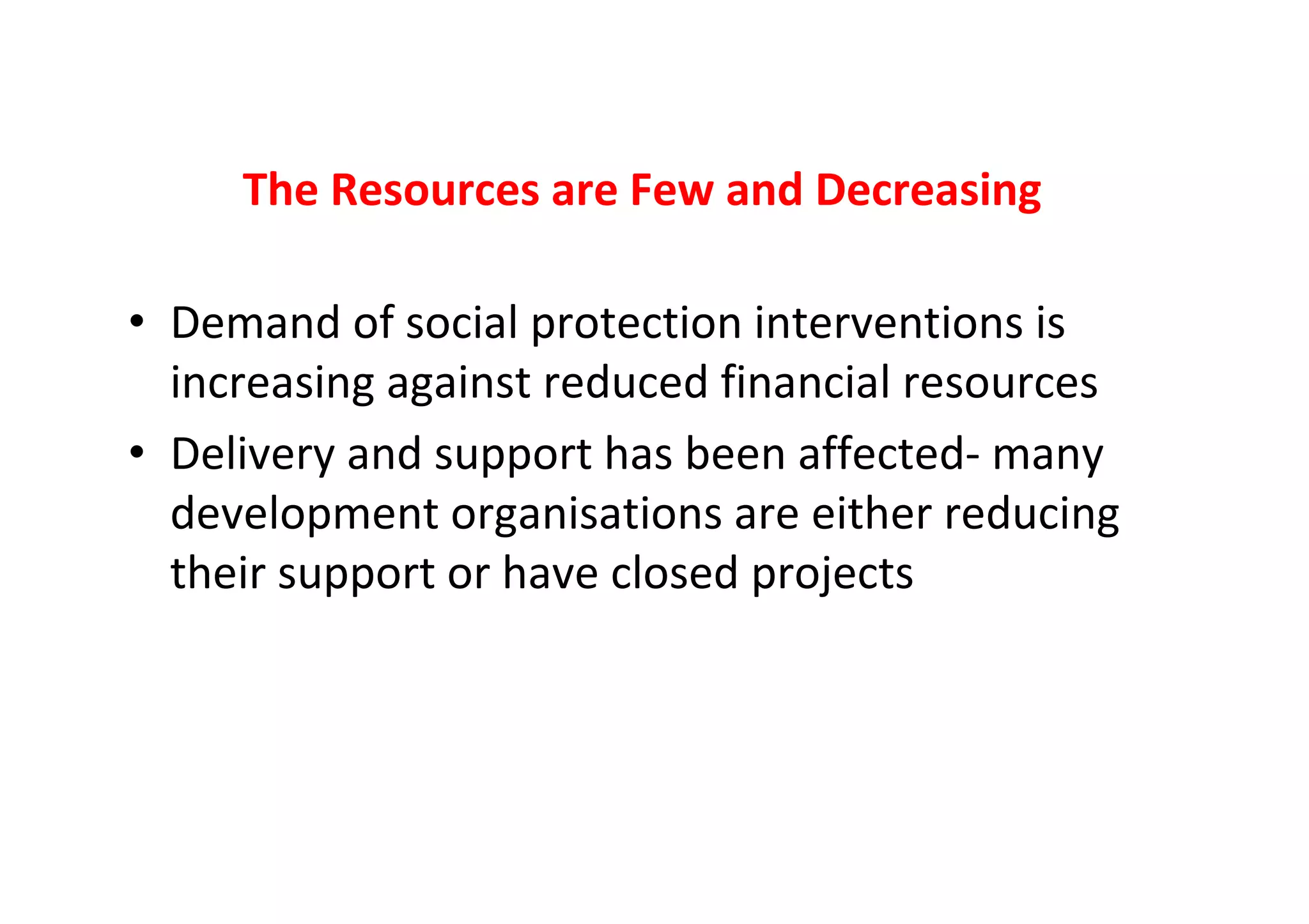 Context and Current Social Protection in Zimbabwe | PDF