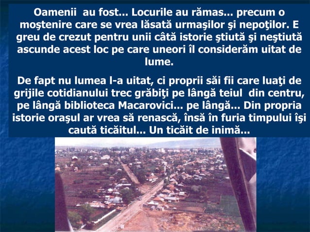 Ganduri despre orasul meu | PPT