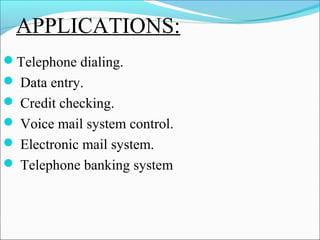 Touch Tone Dial Telephone System | PPT