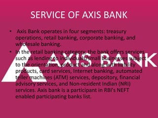 Axis bank | PPTX