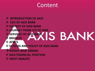 Axis bank | PPTX