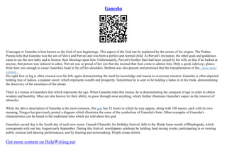 Ganesha | PDF | Hinduism | Religion & Spirituality