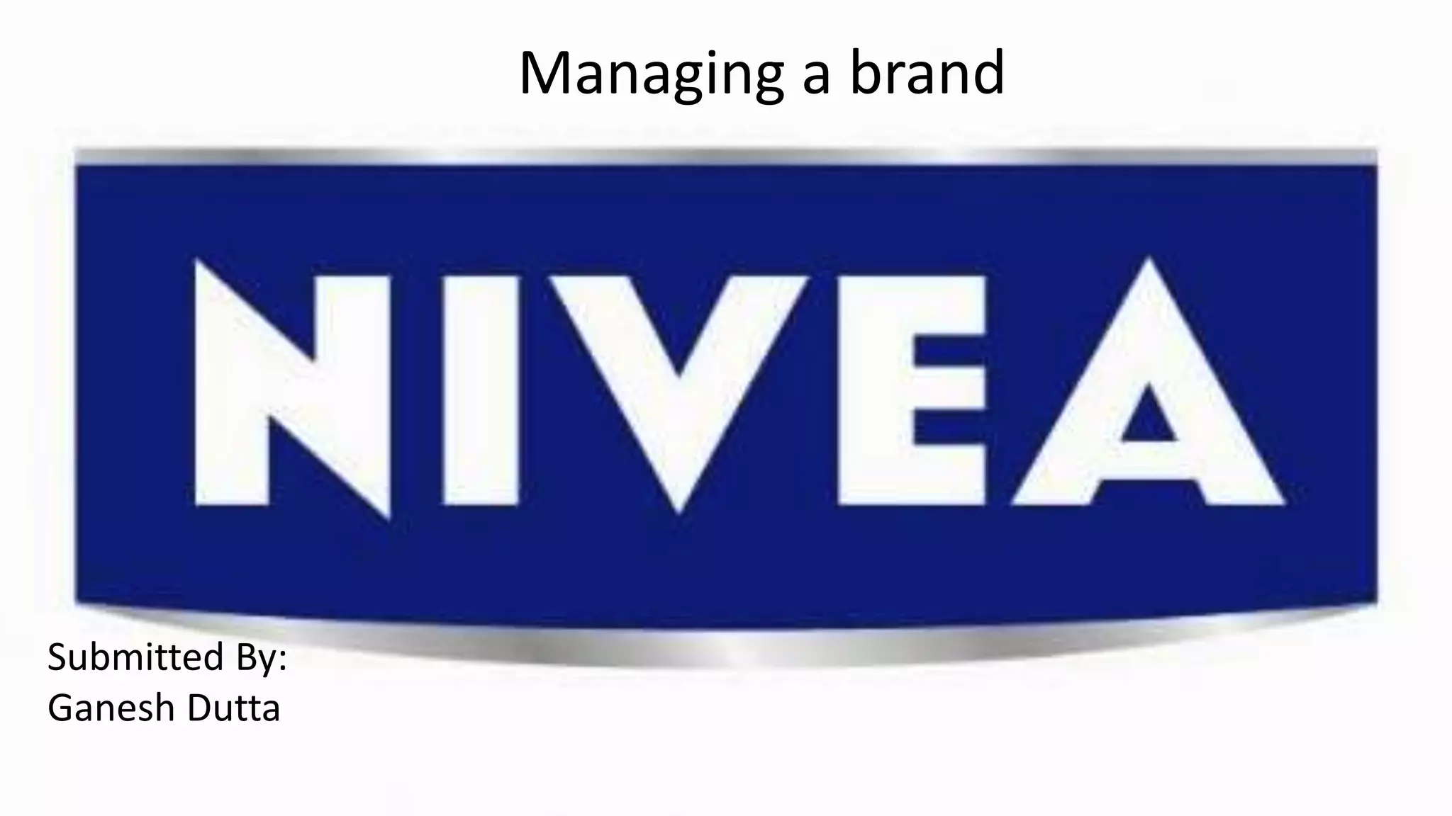Nivea IMC presentation | PPTX