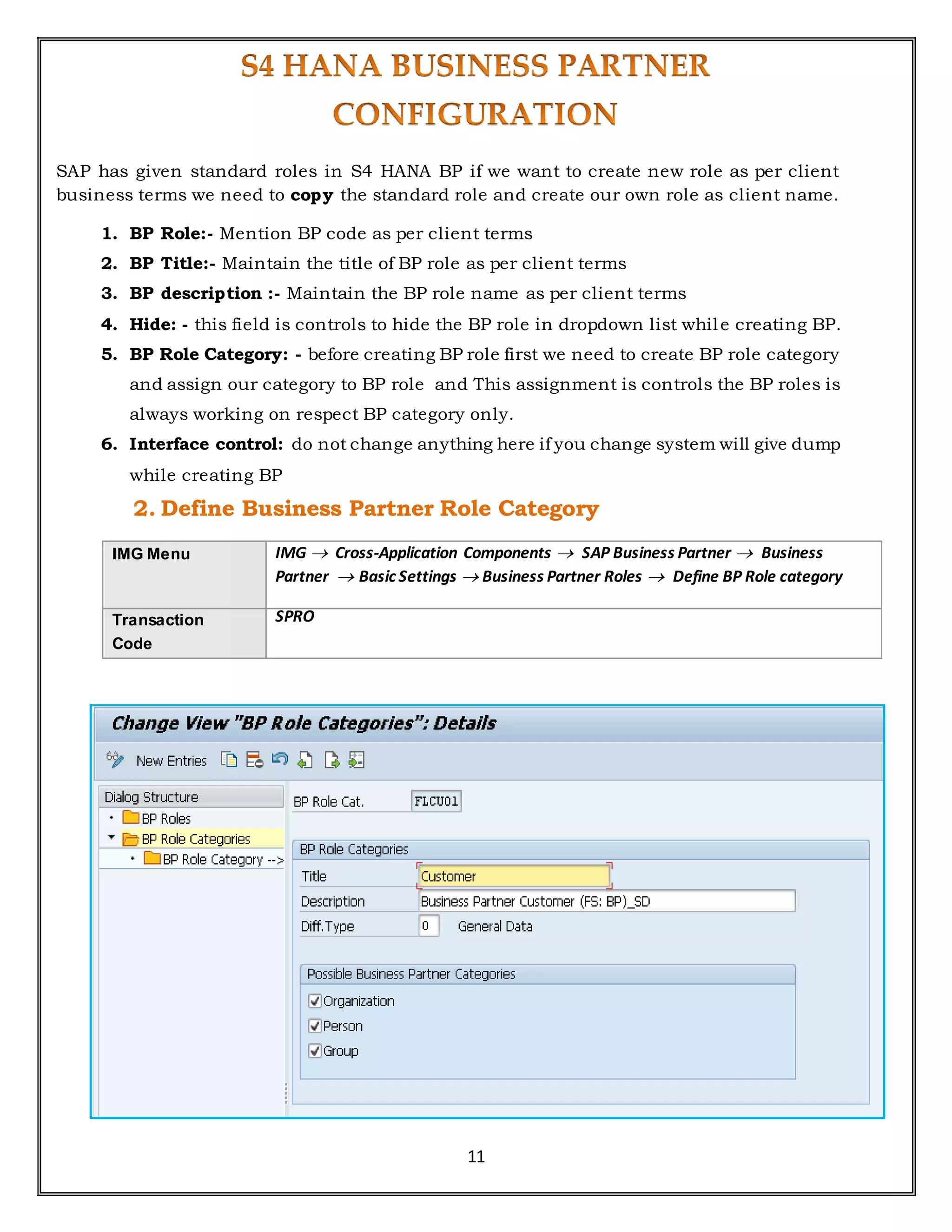 S4 HANA Business Partner Configuration@Ganesh Tarlana | PDF