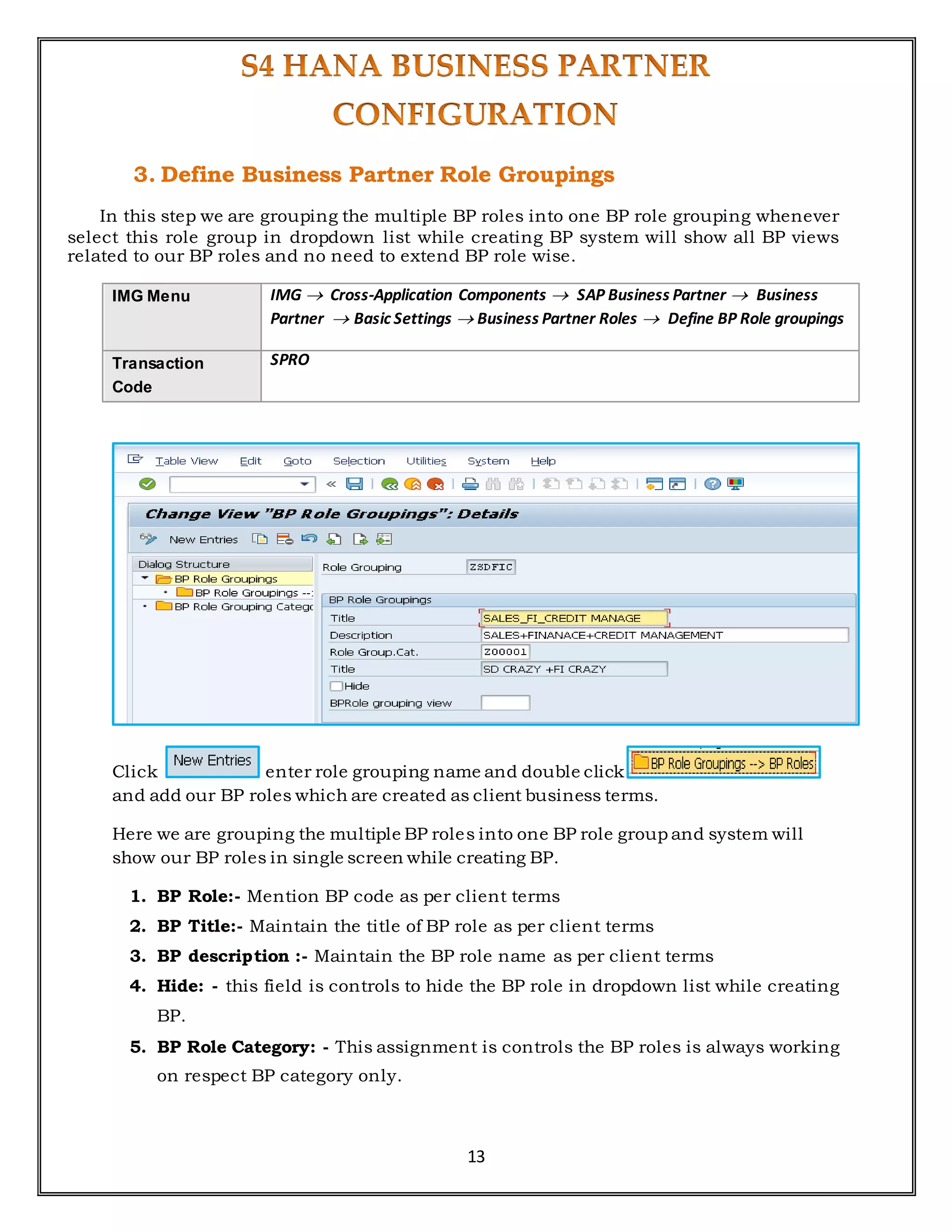 S4 HANA Business Partner Configuration@Ganesh Tarlana | PDF