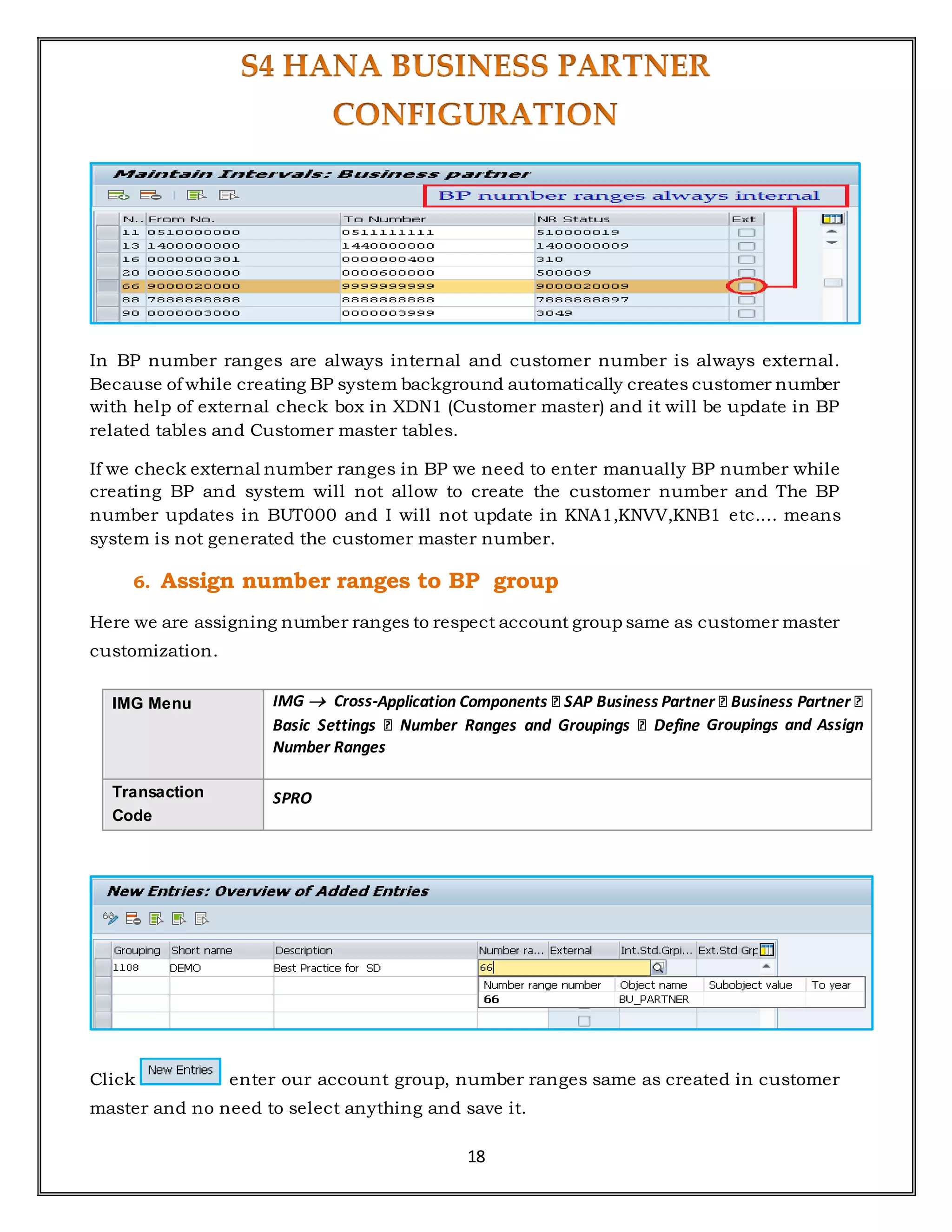 S4 HANA Business Partner Configuration@Ganesh Tarlana | PDF