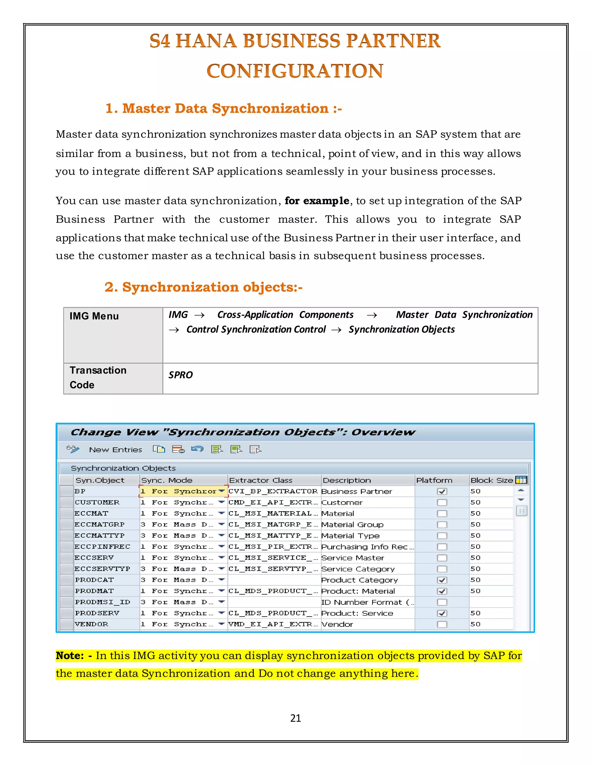 S4 HANA Business Partner Configuration@Ganesh Tarlana | PDF